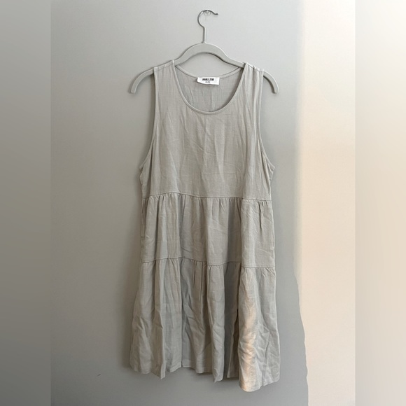 Double Zero | Dresses | Linen Tiered Mini Dress | Poshmark